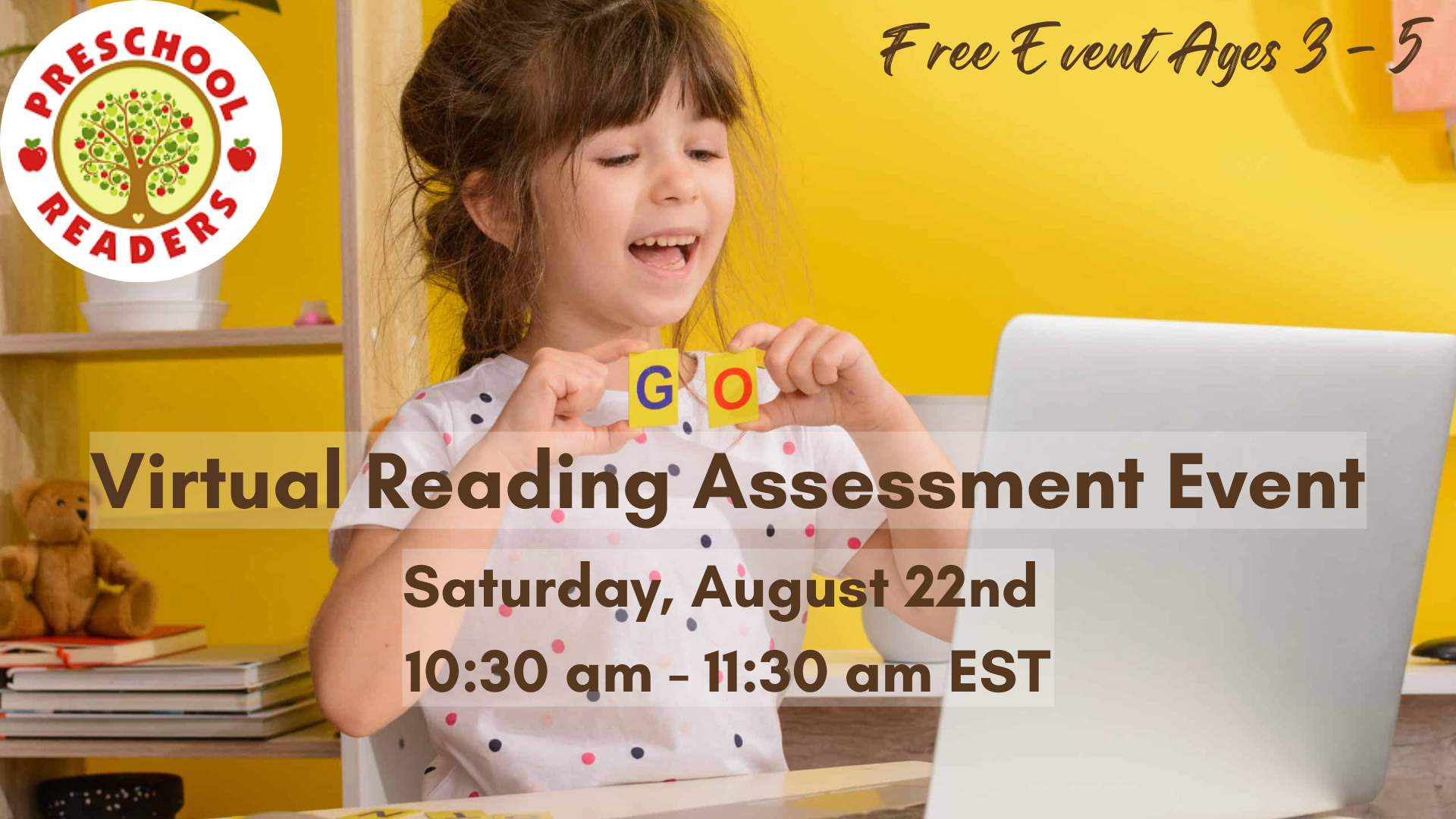 Free Virtual Reading Assessment Event Ages 3-5 | What’s happening in ...