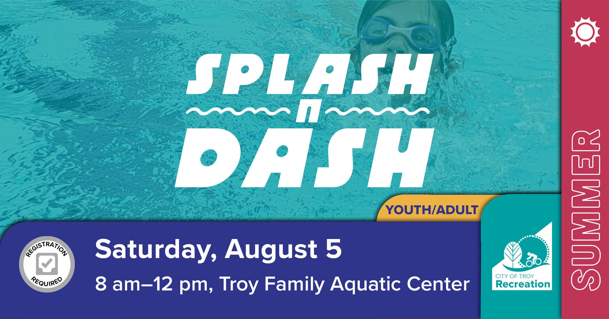 Splash N Dash at Troy Family Aquatic Center | Kids Out and About Ann ...