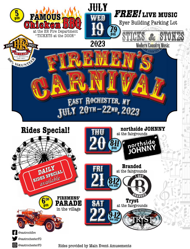 Fireman’s Field Days Carnival | Kids Out and About Rochester