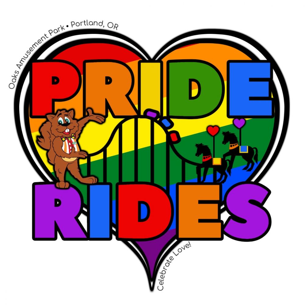 Pride Rides at Oaks Amusement Park | Kids Out and About Portland