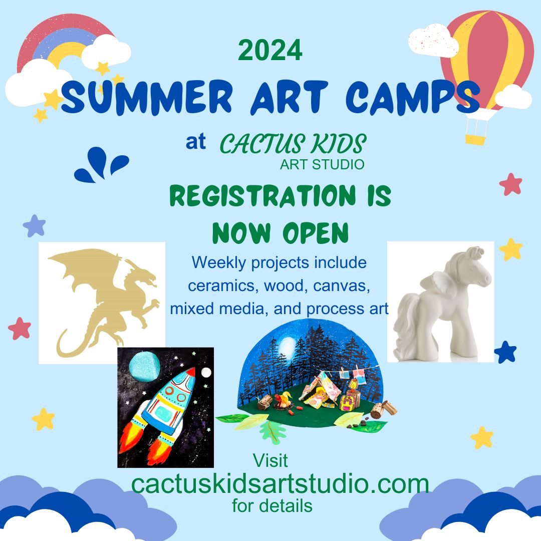 Cactus Kids Art Studio Summer Art Camps | Kids Out and About Phoenix