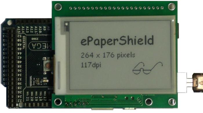 E-Ink ePaper Display Shield For Any uController or Arduino by ePS ...