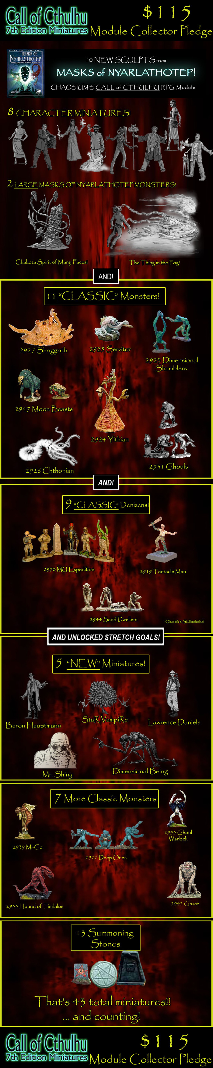 *Kickstarter* - RAFM Call of Cthulhu 7th Edition Miniatures (Masks of ...