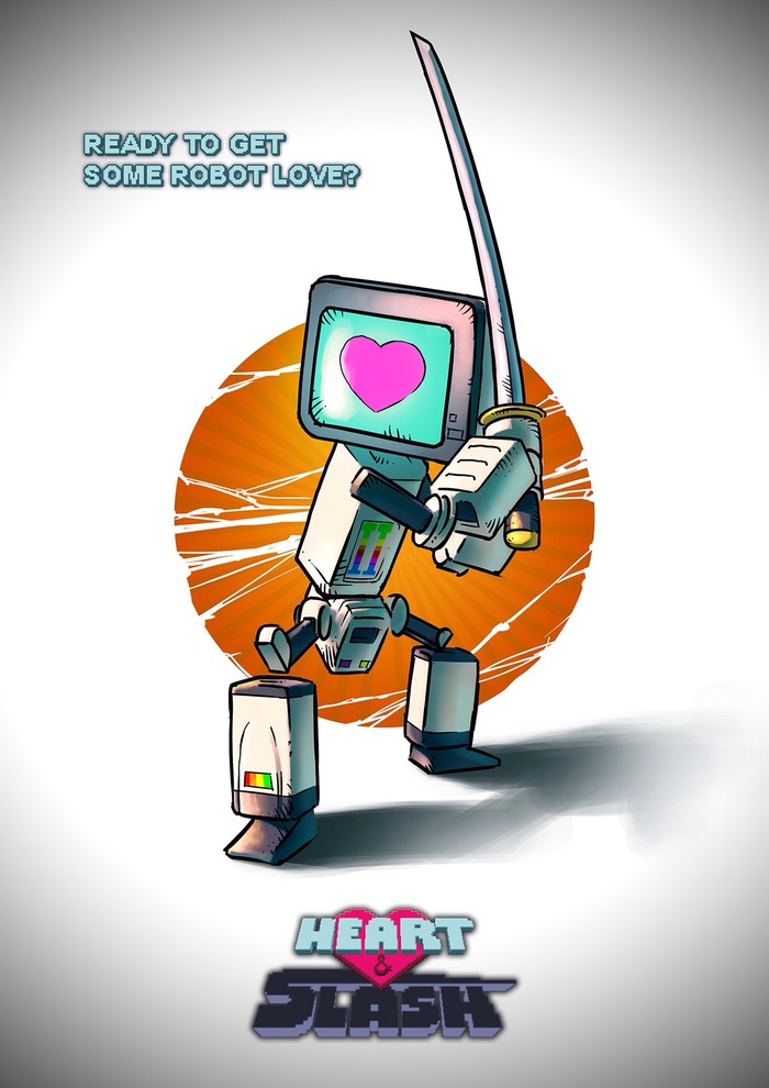 Heart & Slash - 3D robotic roguelike brawler, play the alpha, on ...