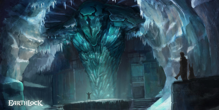 Deep In The Mines (Earthlock concept art, artist unknown) : r/Fantasy