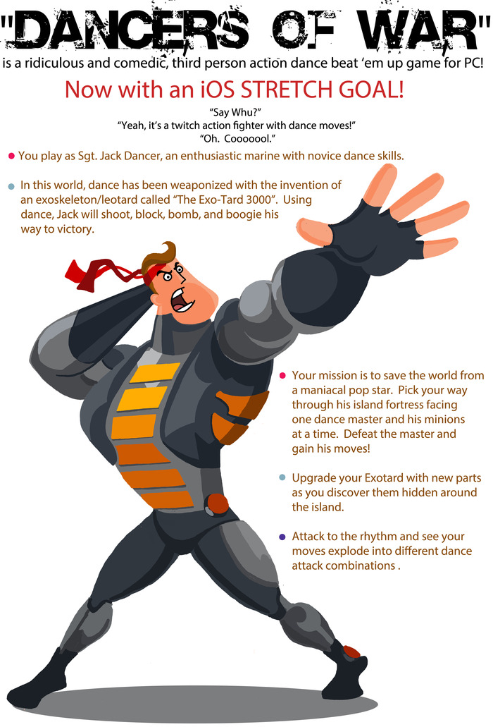 Dancers of War - Dance + Combat + Johnny Bravo creator [Kickstarter ...