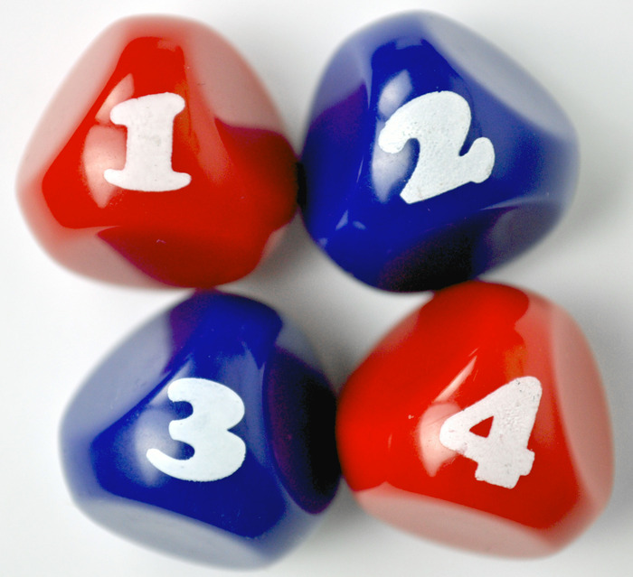 d4 - Rollable 4 Sided Dice by Leo Atreides — Kickstarter