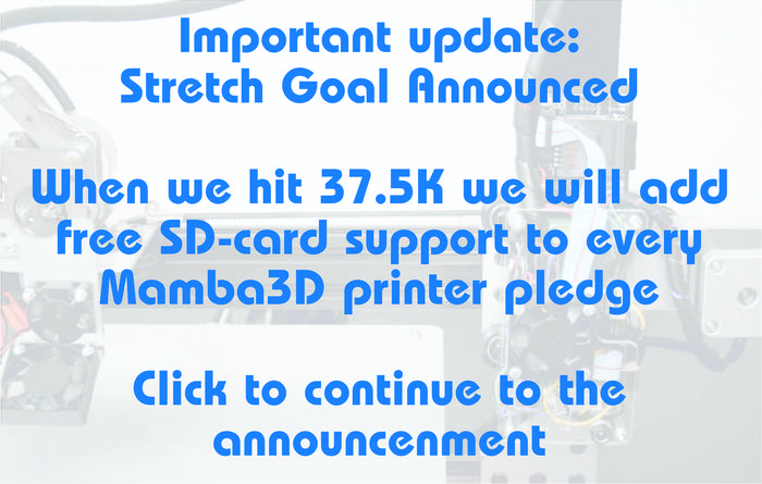 Mamba3D - High quality open source 3D-printer by MyMatics — Kickstarter