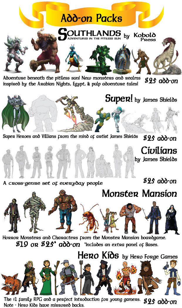 Flat Plastic Miniatures by Arcknight — Kickstarter