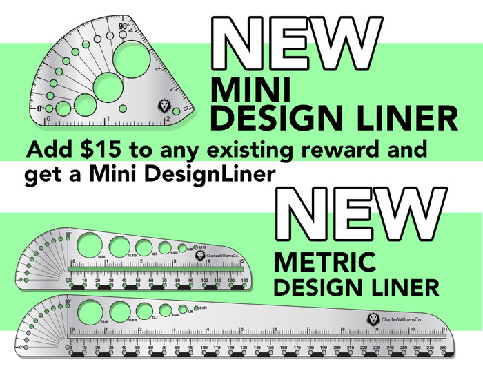 DesignLiner a Modern Multi-Tool Stainless Steel Ruler by Charles ...