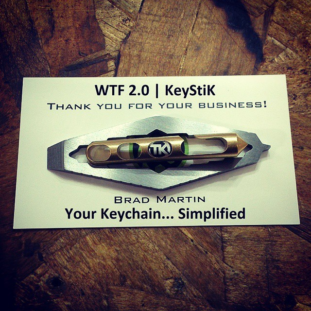 WTF 2.0 | KeyStiK - The Keychain, Simplified by Brad — Kickstarter