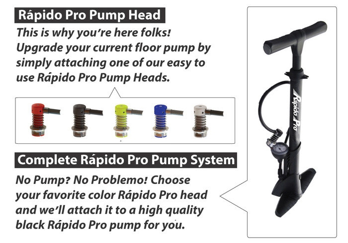 The Rápido Pro Pump Head For Bicycles by Cliff Currie — Kickstarter