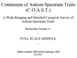 Continuum of Autism Spectrum Traits (COAST) Research by Kim Sherman ...