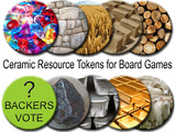 Ceramic Resource Tokens for Board Games by Logan Montgomery Knight ...