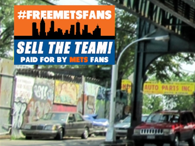 #FreeMetsFans Sell The Team!" Billboard by Gary Palumbo — Kickstarter