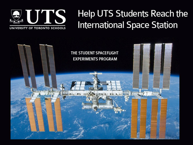 Help UTS Students reach the International Space Station! by Suzanne ...