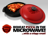 Reheatza Microwave Pizza Pan by Reheatza :: Kicktraq