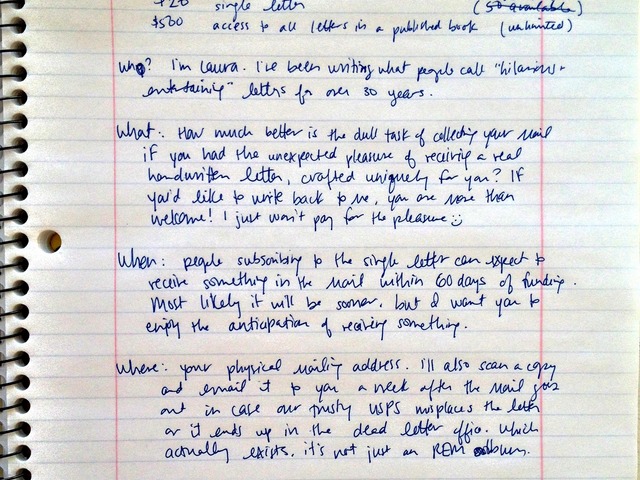 Letters to you from me: entertaining, handwritten, unique by lzlz ...