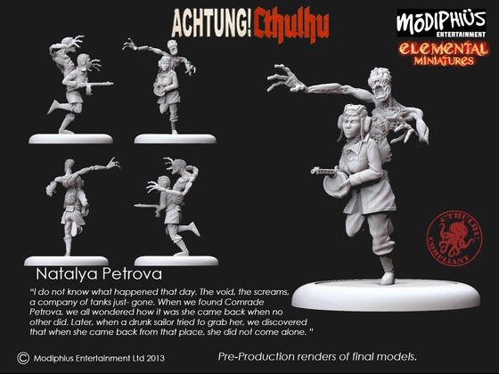 (KICKSTARTER) Achtung! Cthulhu 28mm Miniatures Coming | Lead Adventure ...