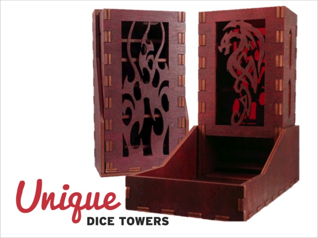 Unique Dice Towers - Summon the Dragons - Kickstarter - Reaper Message ...