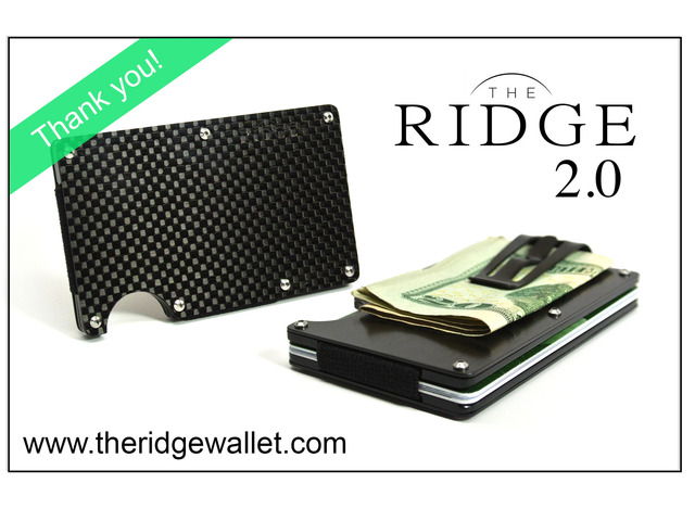 The Ridge Wallet 2.0 by Daniel Kane — Kickstarter