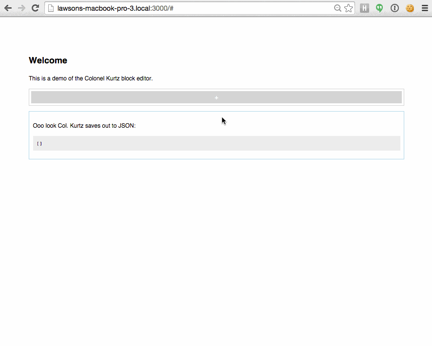 GitHub - ltk/colonel-kurtz: A Block Editor