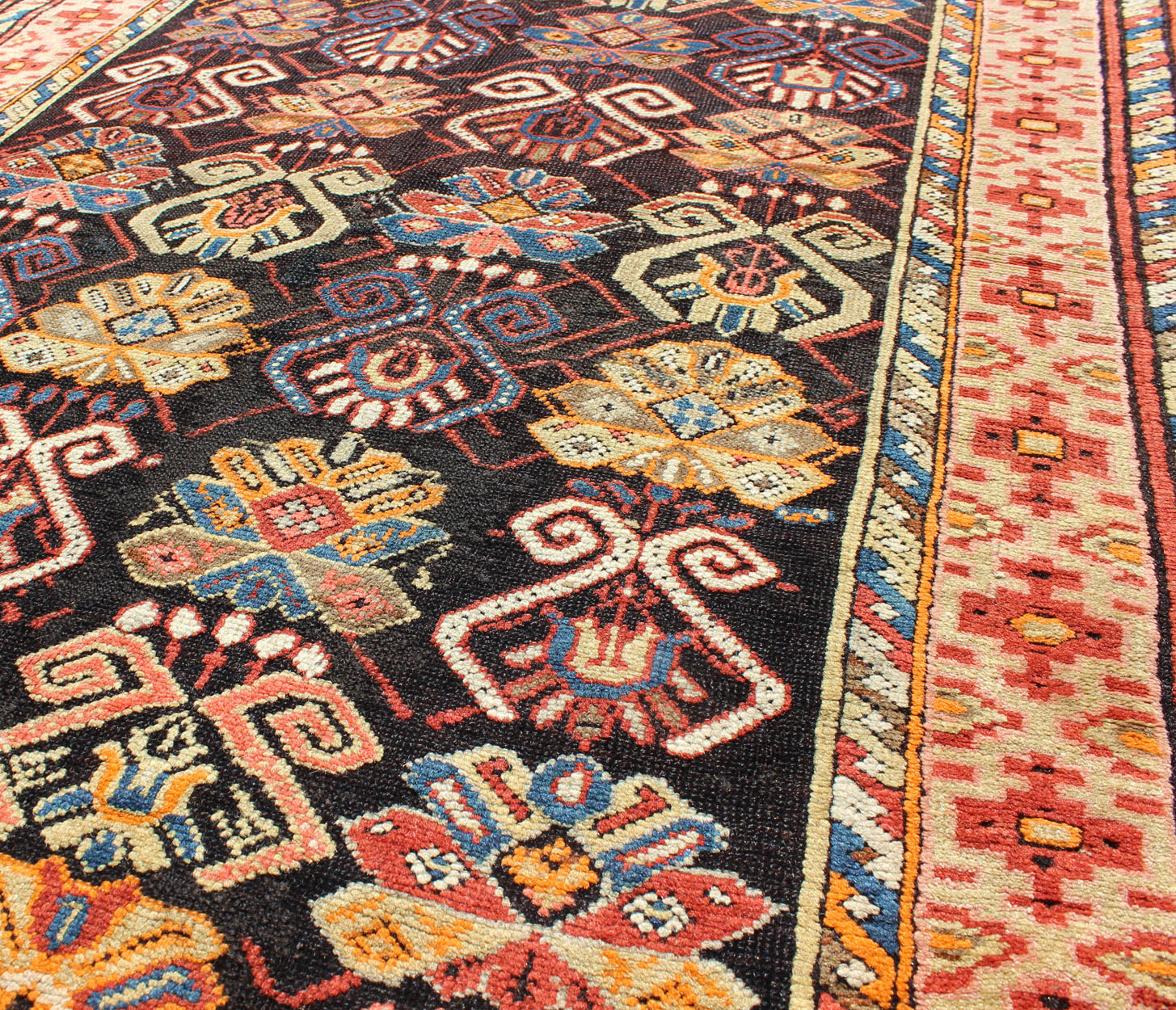 Antique Caucasian Rug - B-1203 | Caucasian - 3'5" x 5'0" | Wool - All ...