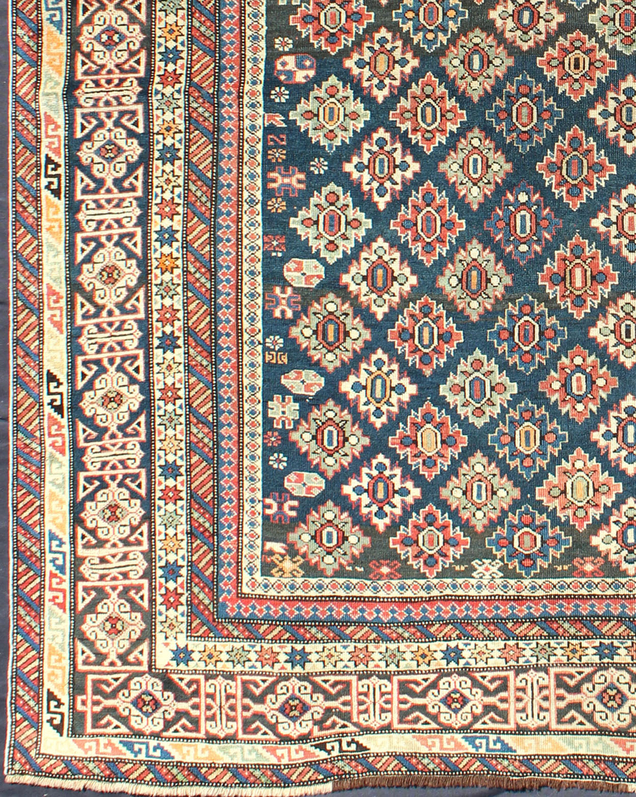 Antique Chi-Chi Rug - M14-0904 | Chi-Chi - 4'4" x 5'0" | Wool - All ...