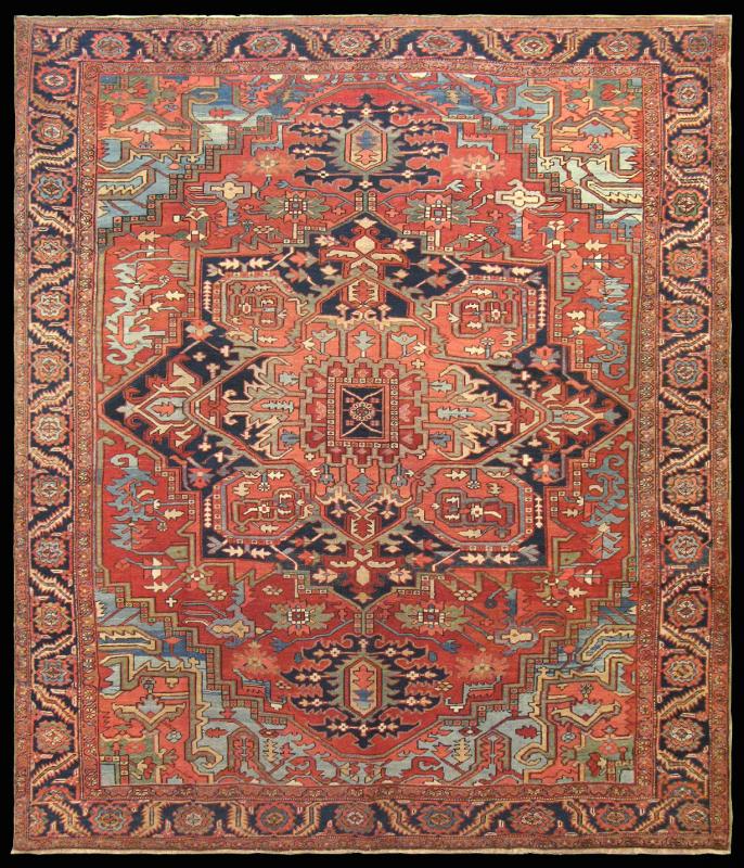 Antique Heriz - Serapi Rug - C-1102 | Heriz - Serapi - 10'5" x 11'0 ...