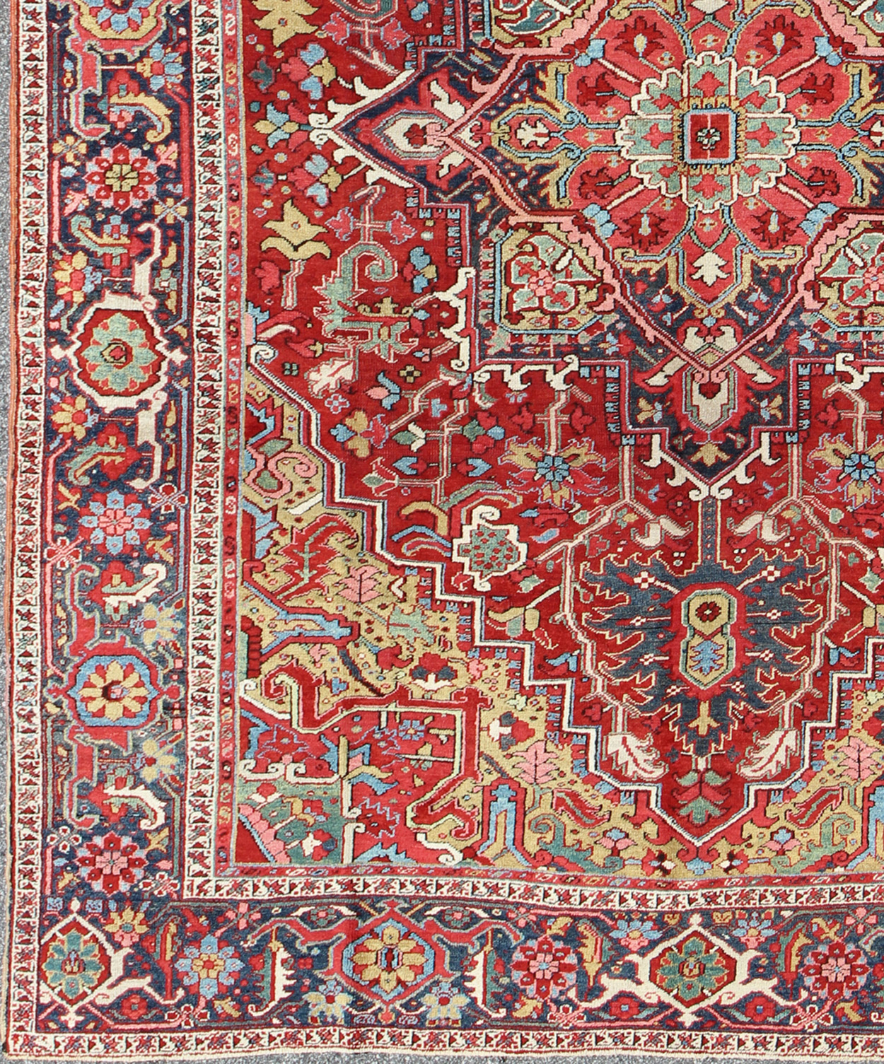Antique Heriz - Serapi Rug - CA-14882 | Heriz - Serapi - 9'6" x 13'0 ...