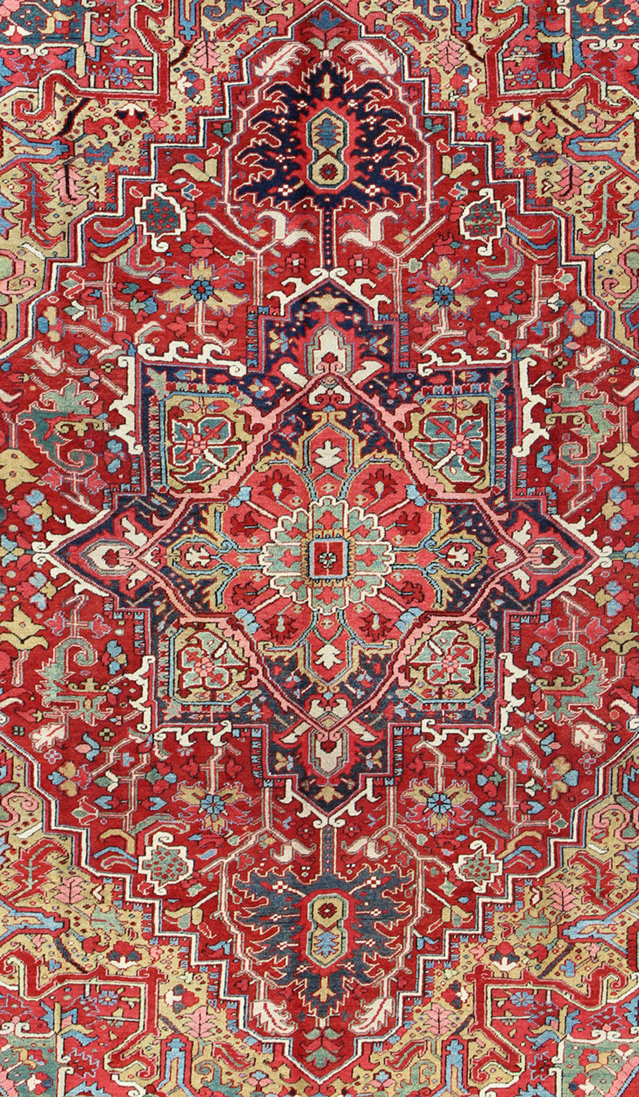 Antique Heriz - Serapi Rug - CA-14882 | Heriz - Serapi - 9'6" x 13'0 ...