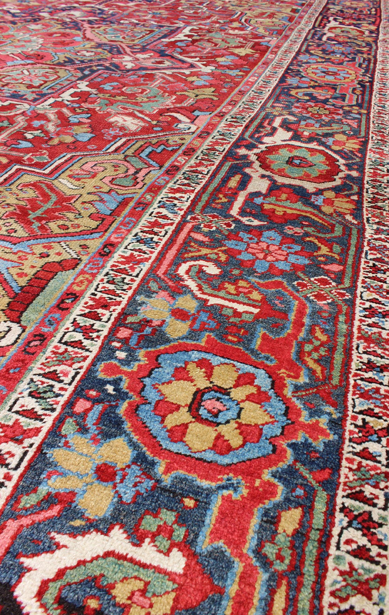 Antique Heriz - Serapi Rug - CA-14882 | Heriz - Serapi - 9'6" x 13'0 ...