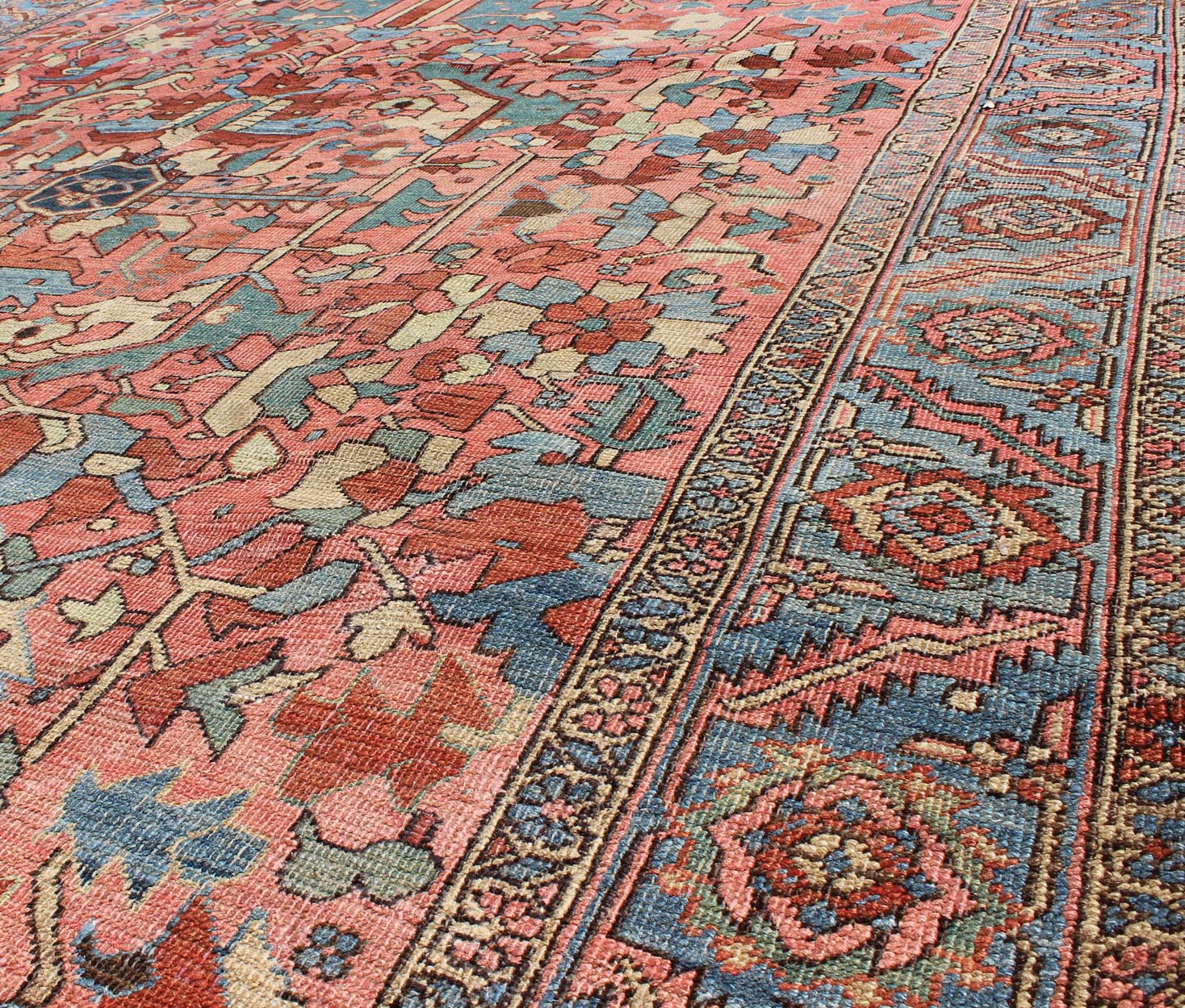 Antique Serapi Rug - D-0519 | Serapi - 8'4" x 10'0" | Wool - All Over ...