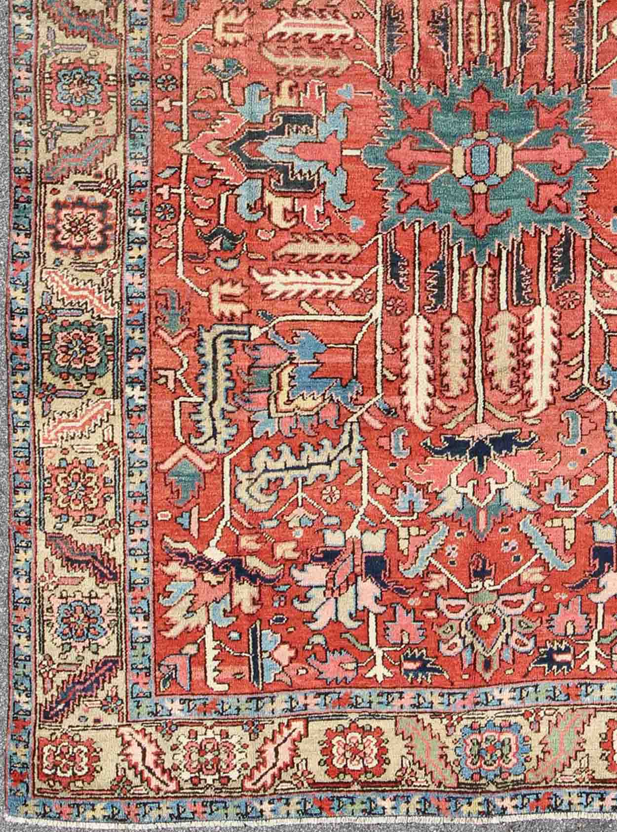 Antique Serapi Rug - M14-0806 | Serapi - 8'8" x 12'0" | Wool ...