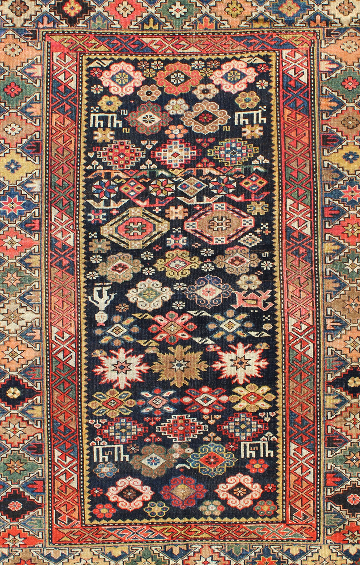 Antique Shirvan Rug - L11-0910 | Shirvan - 3'7" x 5'0" | Wool - All ...
