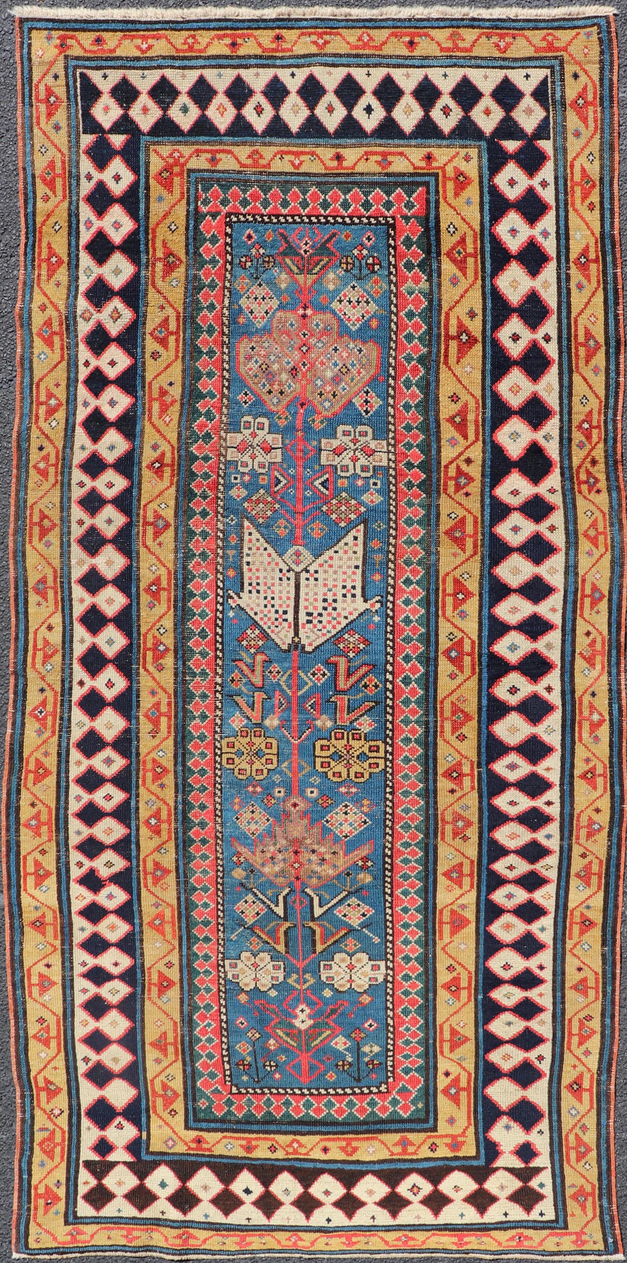 Antique Shirvan Rug - L11-0910 | Shirvan - 3'7" x 5'0" | Wool - All ...