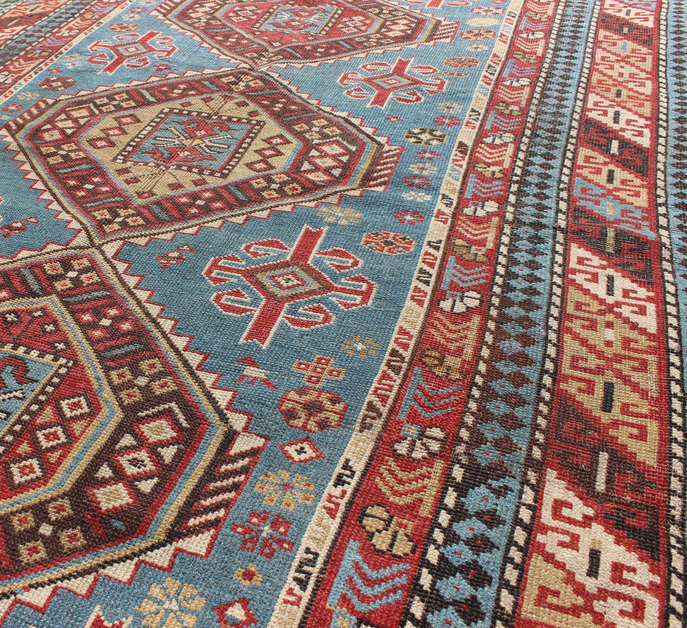 Antique Shirvan Rug - F-0405 | Shirvan - 3'7" x 5'0" | Wool - Medallion ...