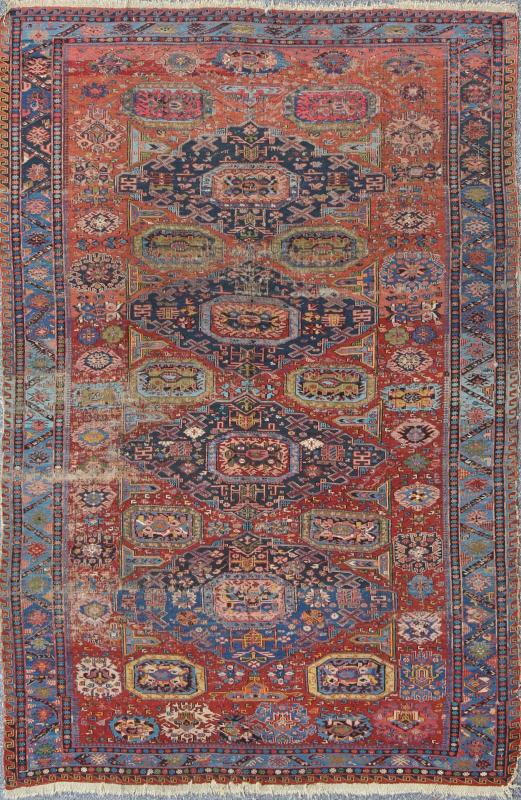 Antique Soumak Rug - S12-0409 | Soumak - 7'3" x 10'0" | Wool ...
