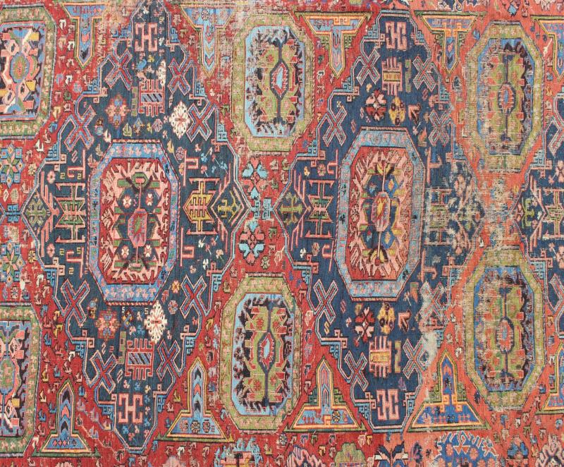Antique Soumak Rug - S12-0409 | Soumak - 7'3" x 10'0" | Wool ...
