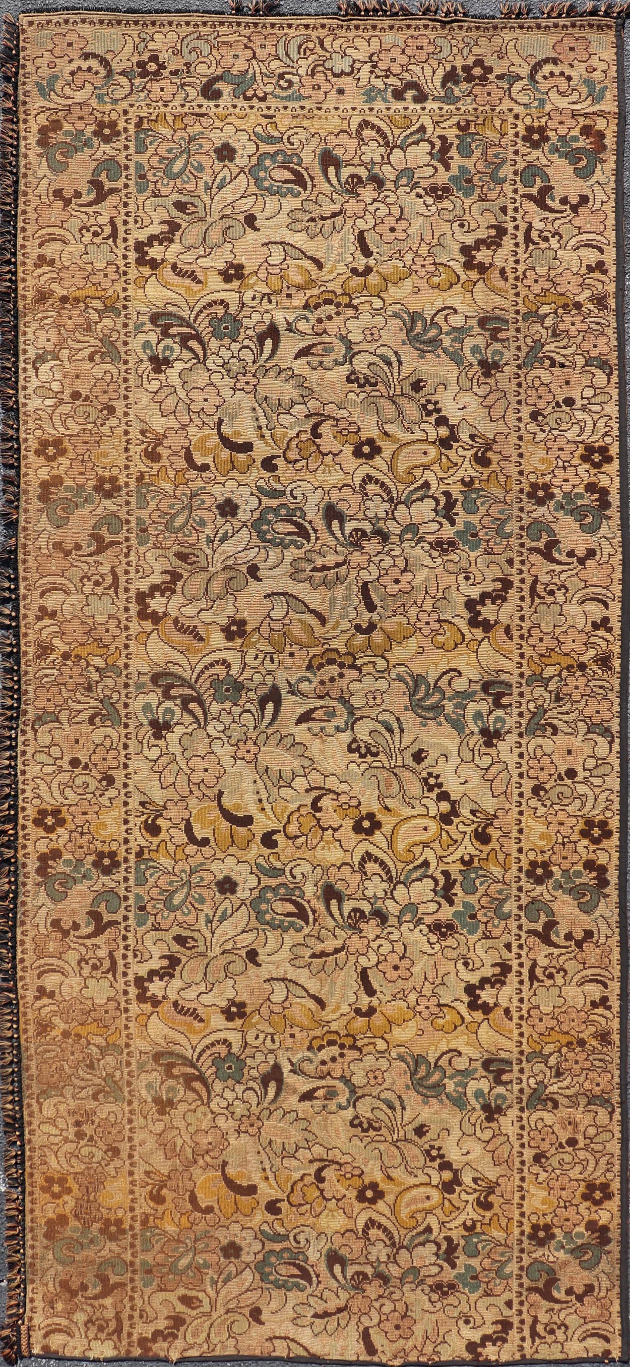 Antique Tapestry Rug - J10-0704 | Tapestry - 4'8" x 6'0" | Wool ...