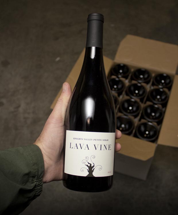 Last Bottle - Lava Vine Winery Petite Sirah Knights Valley 2014