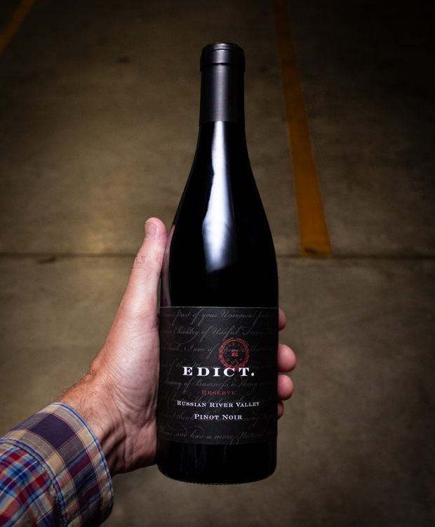 Last Bottle - Edict Wines Pinot Noir Reserve Russian River Valley 2018