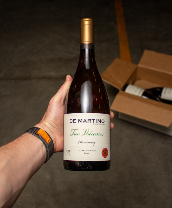 Last Bottle - De Martino Chardonnay Tres Volcanes Malleco Valley 2018