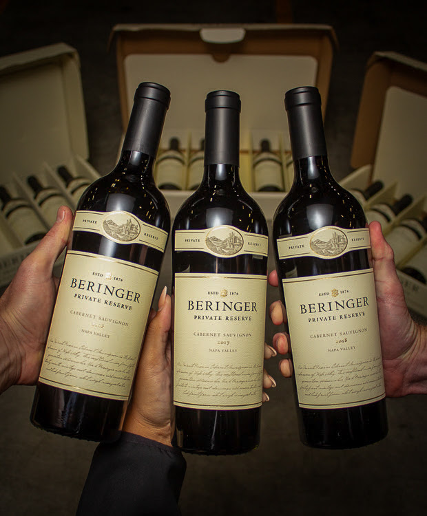 Last Bottle - Beringer Private Reserve Cabernet Sauvignon Vertical (3-Pack)