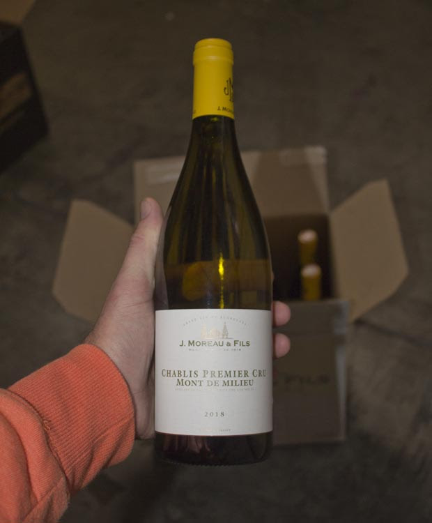 Last Bottle - J. Moreau & Fils Chablis Mont De Milieu Premier Cru 2018