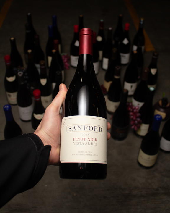 Last Bottle - Sanford Pinot Noir Vista Al Rio Estate Santa Rita Hills 2017