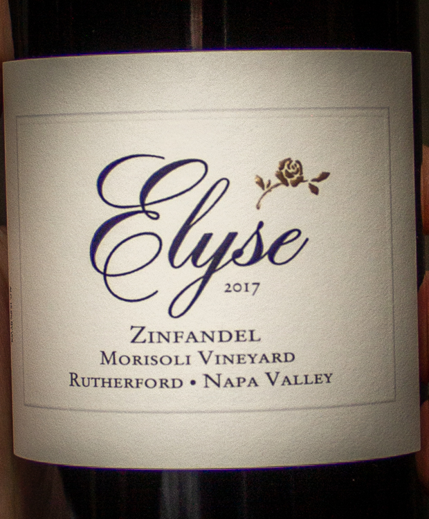 Last Bottle - Elyse Zinfandel Morisoli Vineyard Rutherford Napa Valley 2017