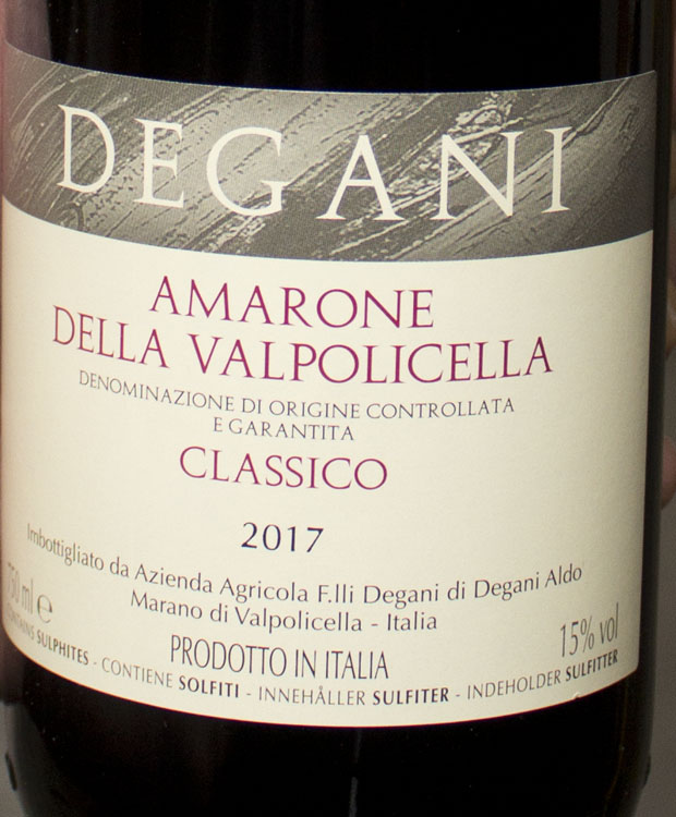 Last Bottle - Degani Amarone della Valpolicella Classico 2017