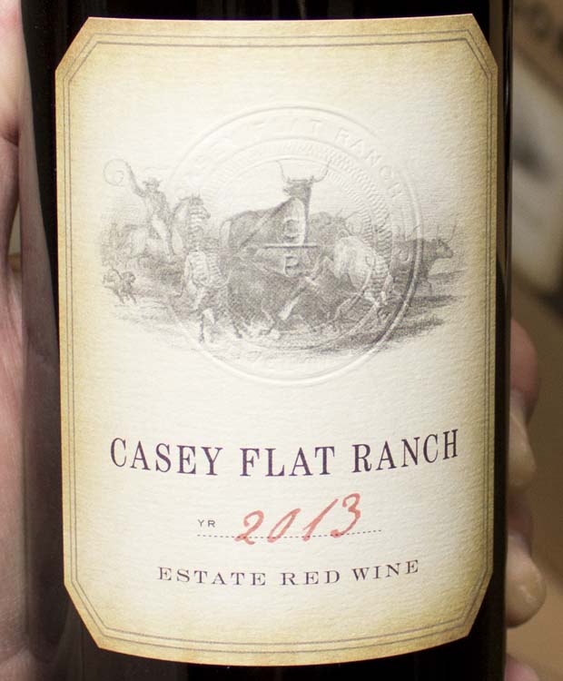 Last Bottle - Casey Flat Ranch Red Wine Estate Capa Valley 2013