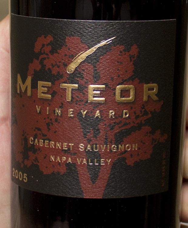 Last Bottle - Meteor Vineyard Cabernet Sauvignon Napa Valley 2005